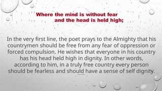 Where The Mind Is Without Fear by Tagore.pptx
