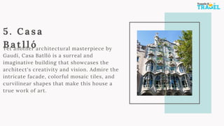 BEST Places to Visit in Barcelona | PPTX