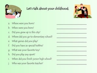 Where Were You Born? | PPT