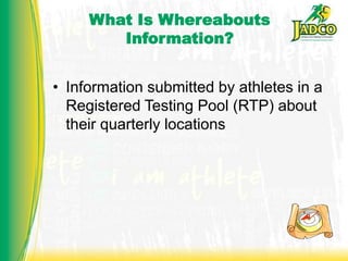 Whereabout Information Guide | PPT