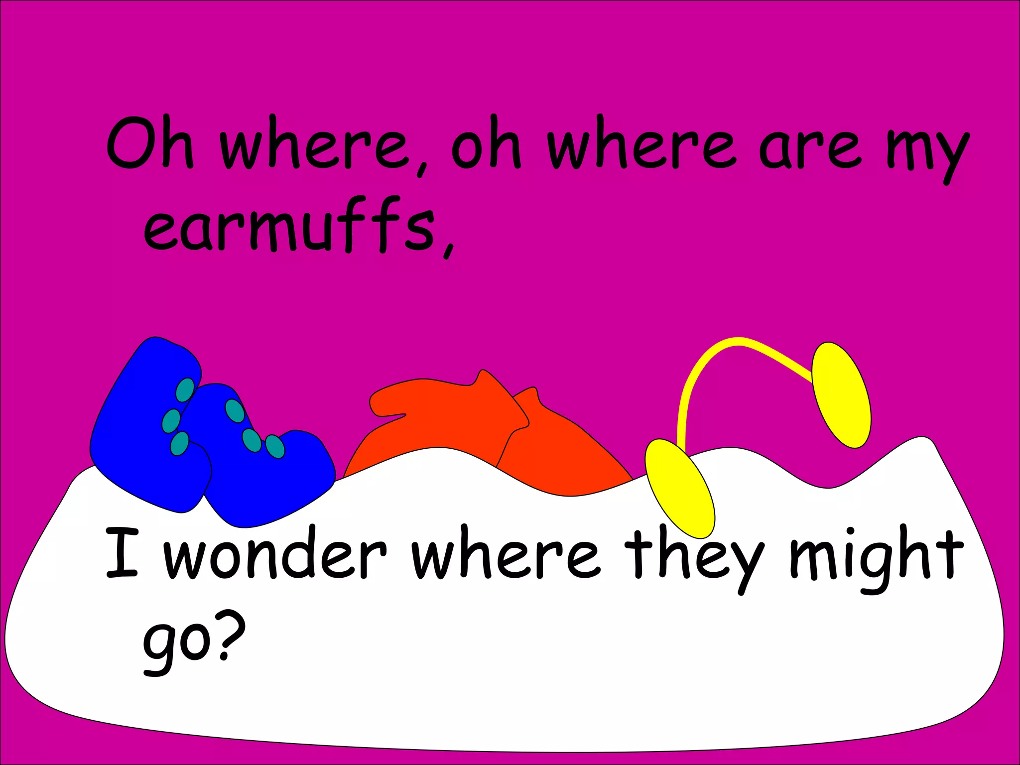 Where Are My Mittens | PPT