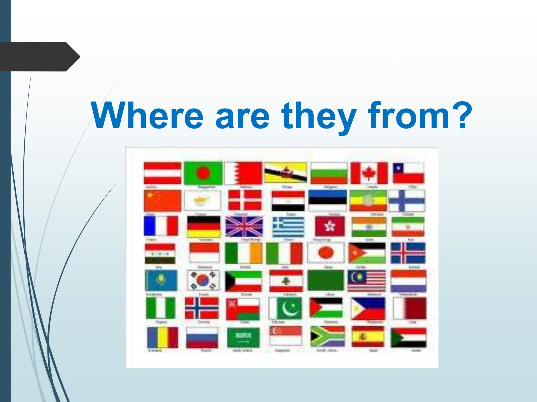 Where are you from, Countries and Nationalities Presentation | PPTX