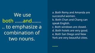grammar connectors whereas, both and neither | PPTX