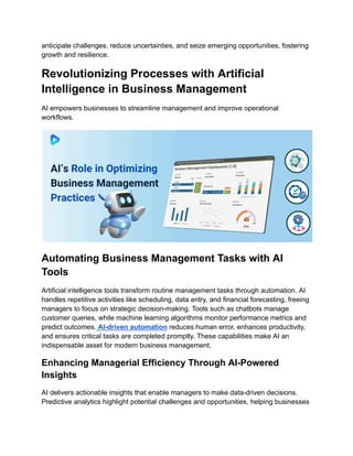 How AI Business Intelligence Improves Decision-Making Across Industries | PDF