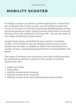 Where can you drive your mobility scooter | PPTX