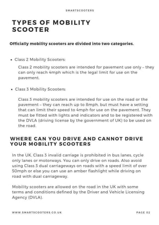 Where can you drive your mobility scooter | PPTX