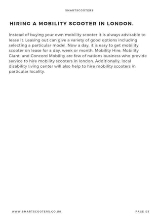 Where can you drive your mobility scooter | PPTX