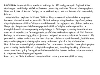 Where children sleep photo collection | PPT