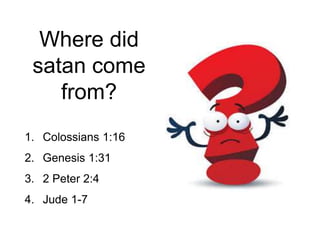 Where did satan come from? | PPT