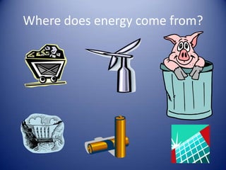 Where does energy come from? | PPTX