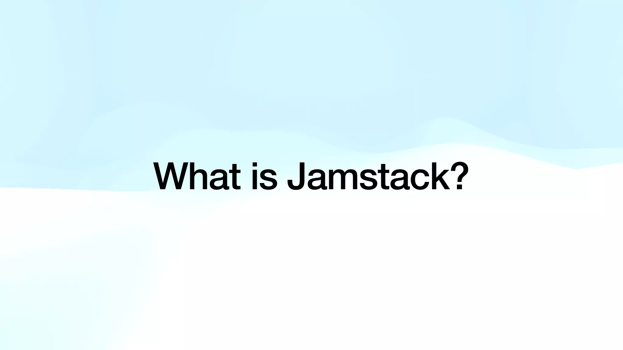 Where does Laravel fit in the Jamstack concept? | PPT