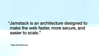 Where does Laravel fit in the Jamstack concept? | PPT