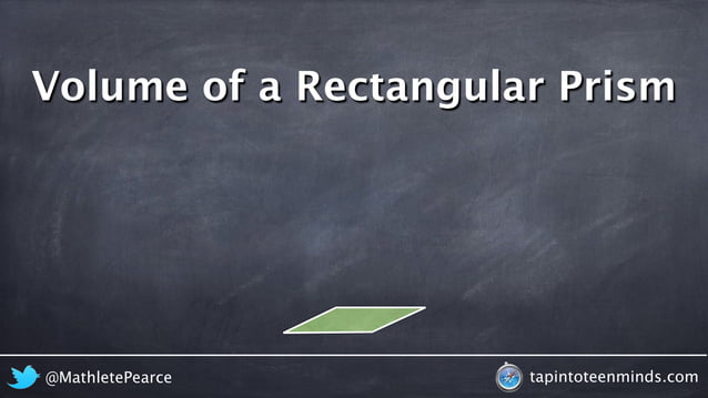Deriving the Formula for Volume of a Triangular Prism | PPT