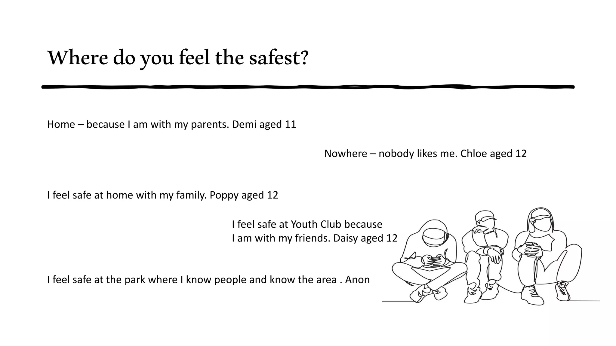 Where do I feel the safest and the most unsafe? | PPTX | Family and ...