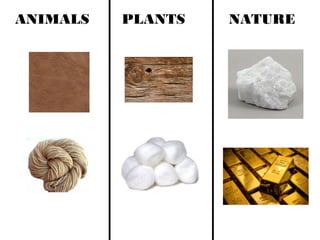 Where do materials come from | PPT
