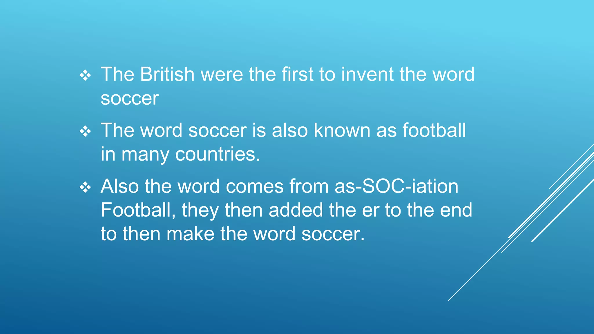 Where do sports words originate | PPTX