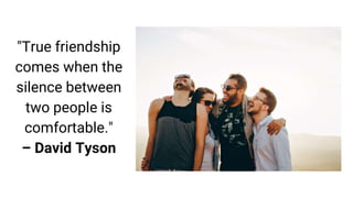 Where friendshp starts | PPT