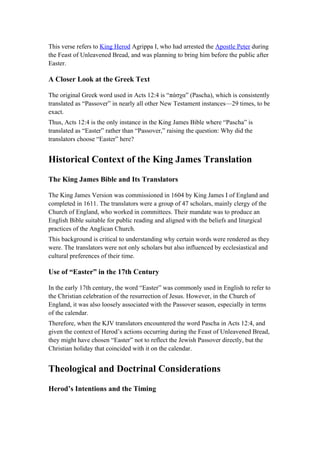 Where Is Easter Mentioned in the King James Bible.docx