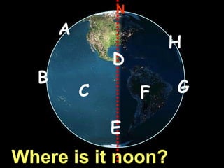 Where is it noon? | PPT | Space and Astronomy | Science