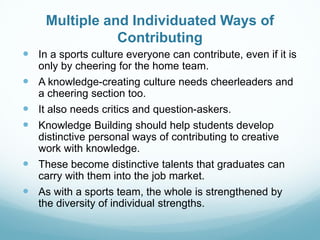 Where Is Knowledge Building Headed | PDF