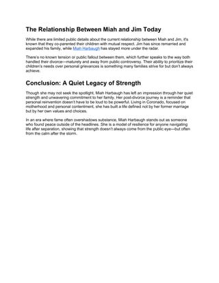 Miah Harbaugh’s Life Today: Strength Beyond the Spotlight | DOCX