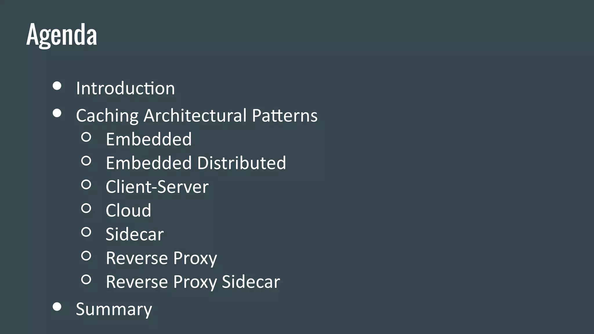 Where is my cache architectural patterns for caching microservices by example | PPT