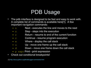 Where's the source, Luke? : How to find and debug the code behind Plone | PPT
