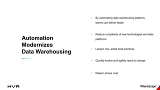 Accelerate Data Warehousing Projects with Automation and Data Replication | PPT