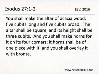 Wheres_Jesus_in_Exodus_part14_The_Bronze_Altar | PPT