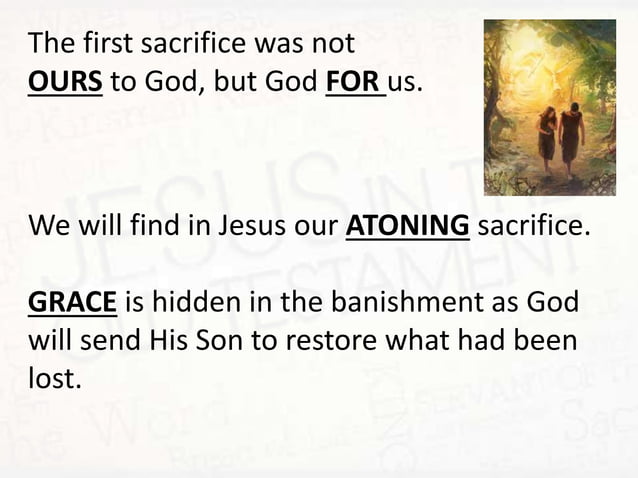 Where's Jesus in Genesis part 2 (The Promised Seed) | PPT