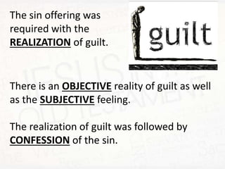 Wheres_Jesus_in_Leviticus_part04_The_Sin_Offering | PPTX | Christianity ...