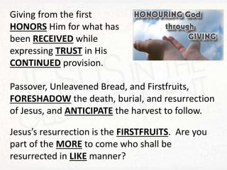 Wheres_Jesus_in_Leviticus_part08_The_Feast_of_Firstfruits | PPT