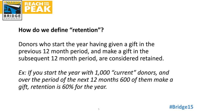Where's the acquisition in the retention equation? | PPT