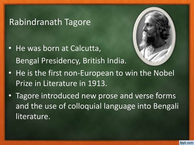 Where the mind is without fear by Rabindranath Tagore | PPTX