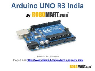 Buy Arduino in India by Robomart | PPT