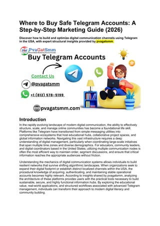 Where to Buy Safe Telegram Accounts_ A Step-by-Step Marketing Guide ...