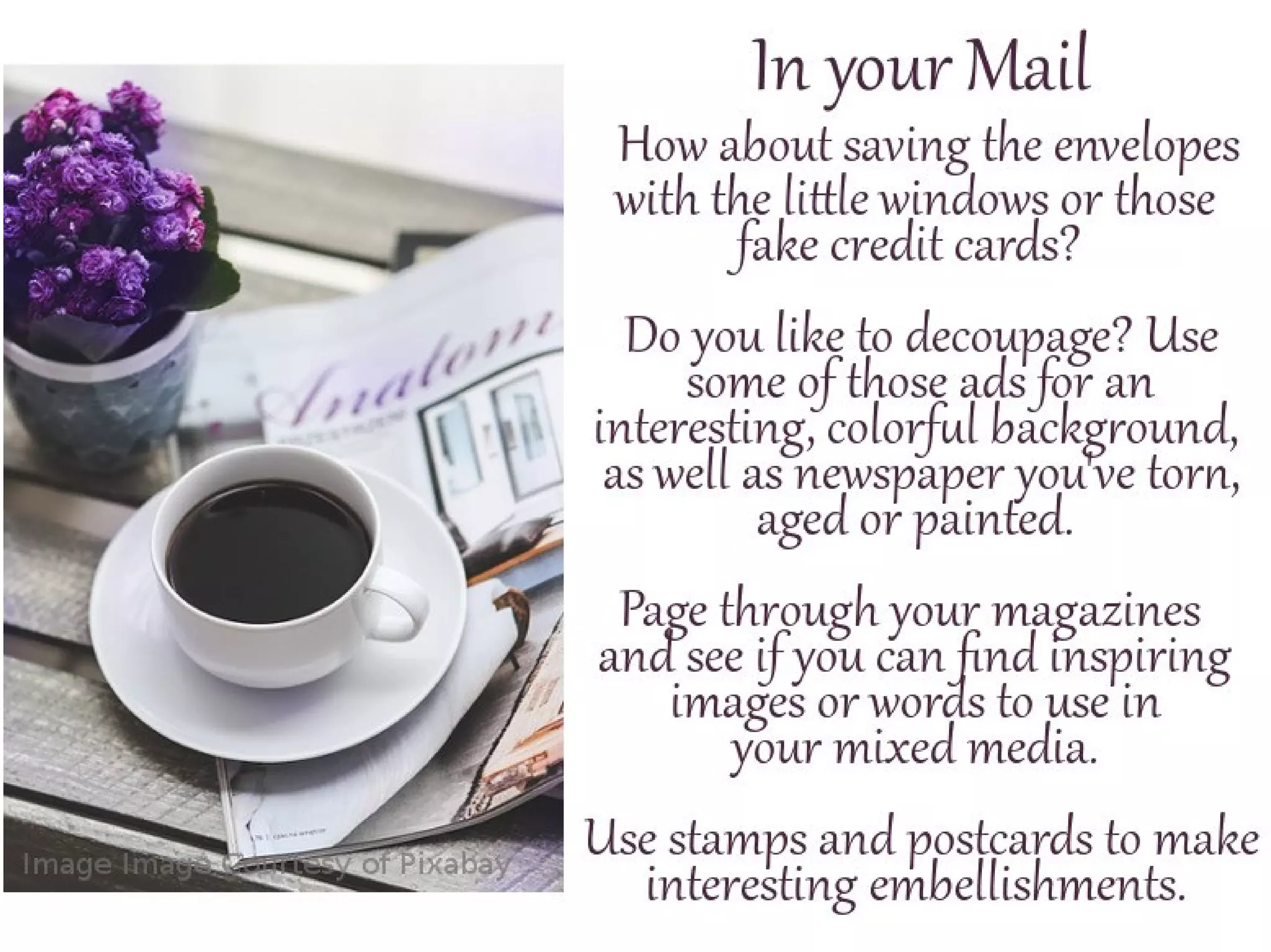 Using Found Objects in Art: Where to Find "Stuff" | PPT