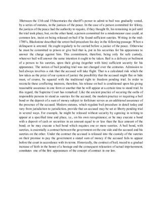 Whether bail is right or privilege | DOCX
