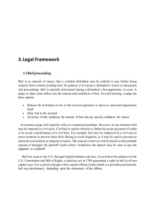 Whether bail is right or privilege | DOCX