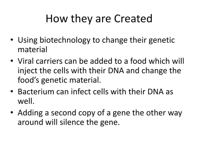 Whether or not genetically modified foods should be labeled | PPTX ...