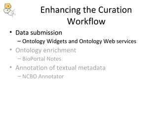 Ontology-based Tools to Enhance the Curation Workflow | PPT