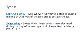Whey demineralization purification by product utilization | PPTX
