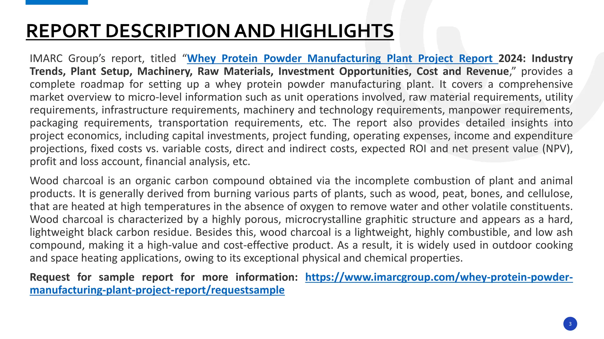 Whey Protein Powder Manufacturing Plant Project Report.pptx