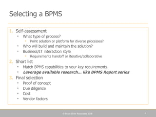 Which BPMS Is Right For You? | PPT | Computing | Technology & Computing