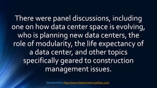 Which Seattle Data Center CEOs Excel at Construction Management? (SlideShare) | PPT