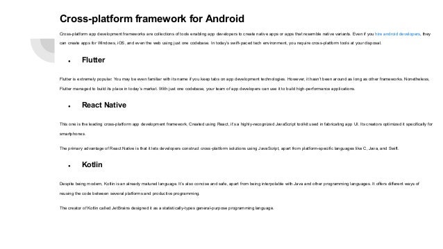 Which android app development tools deserve your attention this year | PPT