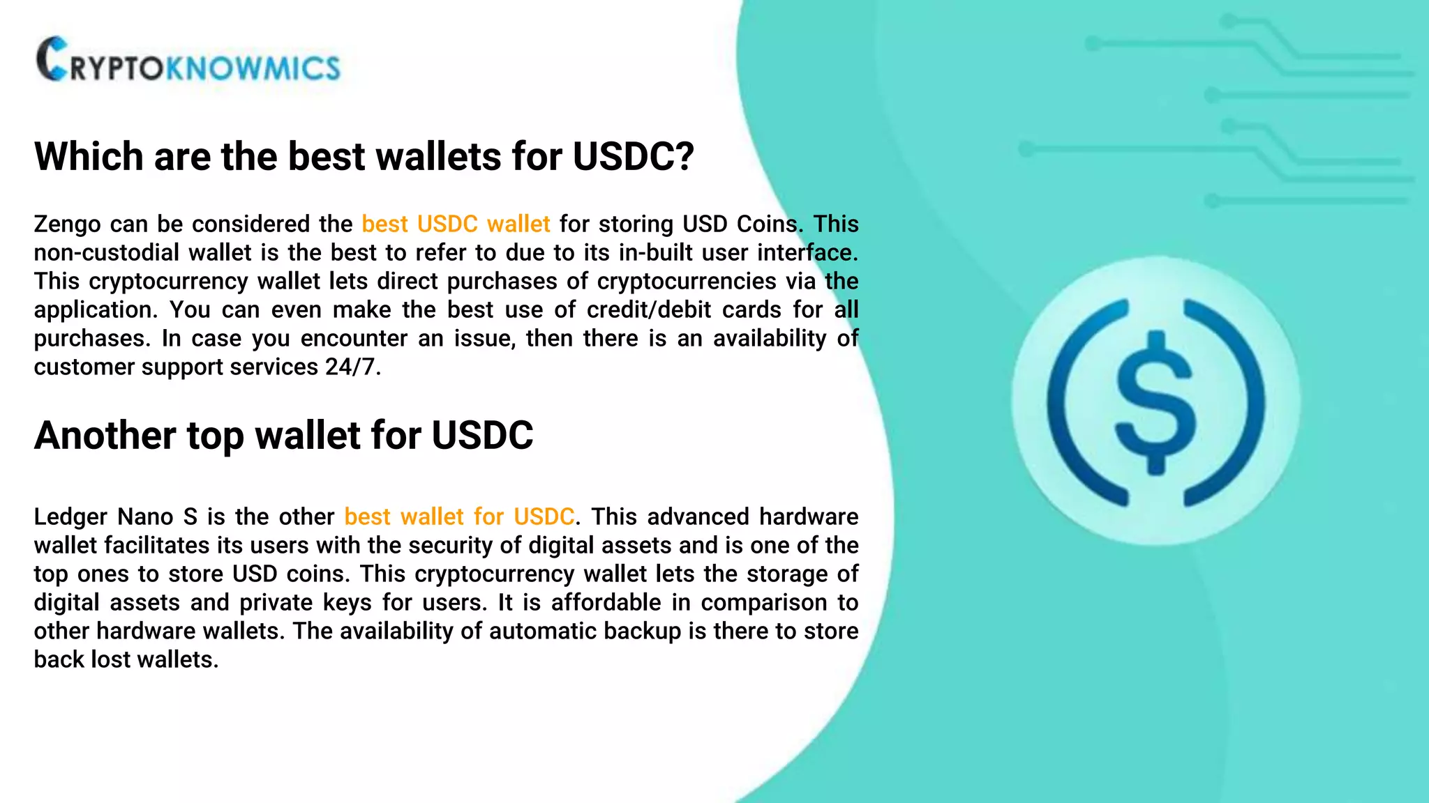 Which are the best wallets for USDC_.pptx