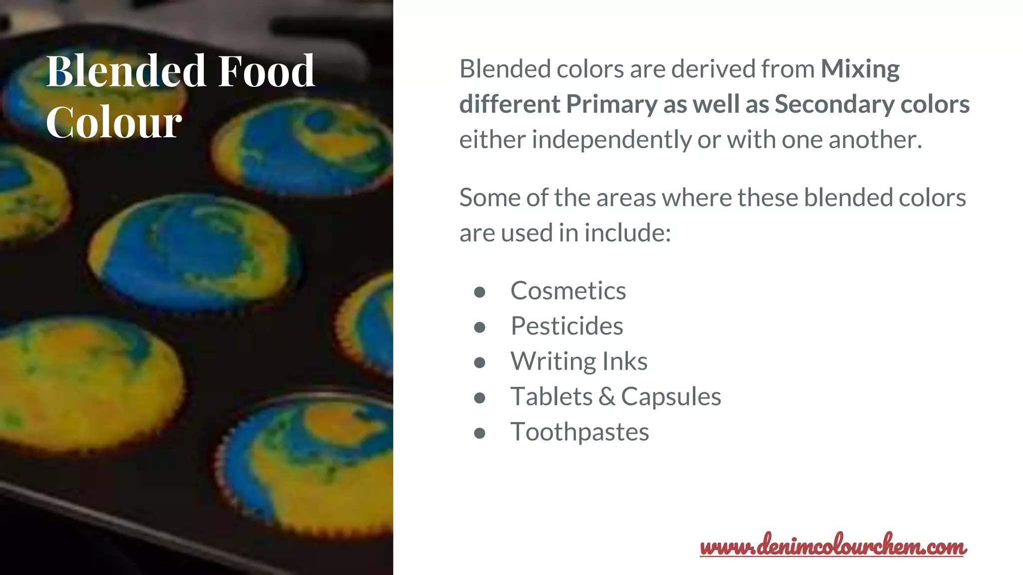 Which are the different types of natural & synthetic food colors | PPTX