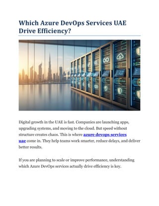 Which Azure DevOps Services UAE Drive Efficiency.pdf