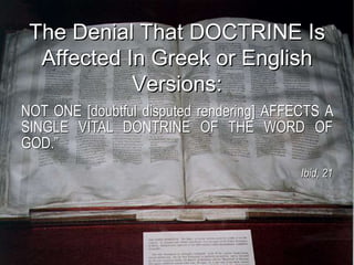 Which bible Is God's Word ? | PPTX